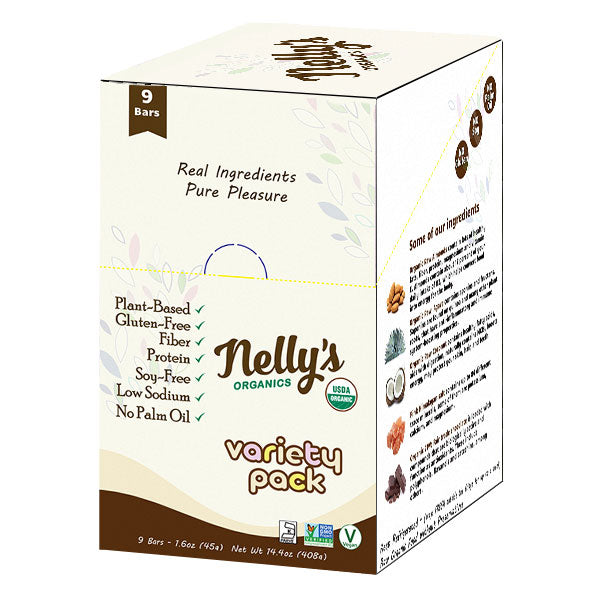 Variety Pack (Case of 9) Five Flavors – Nelly's Organics